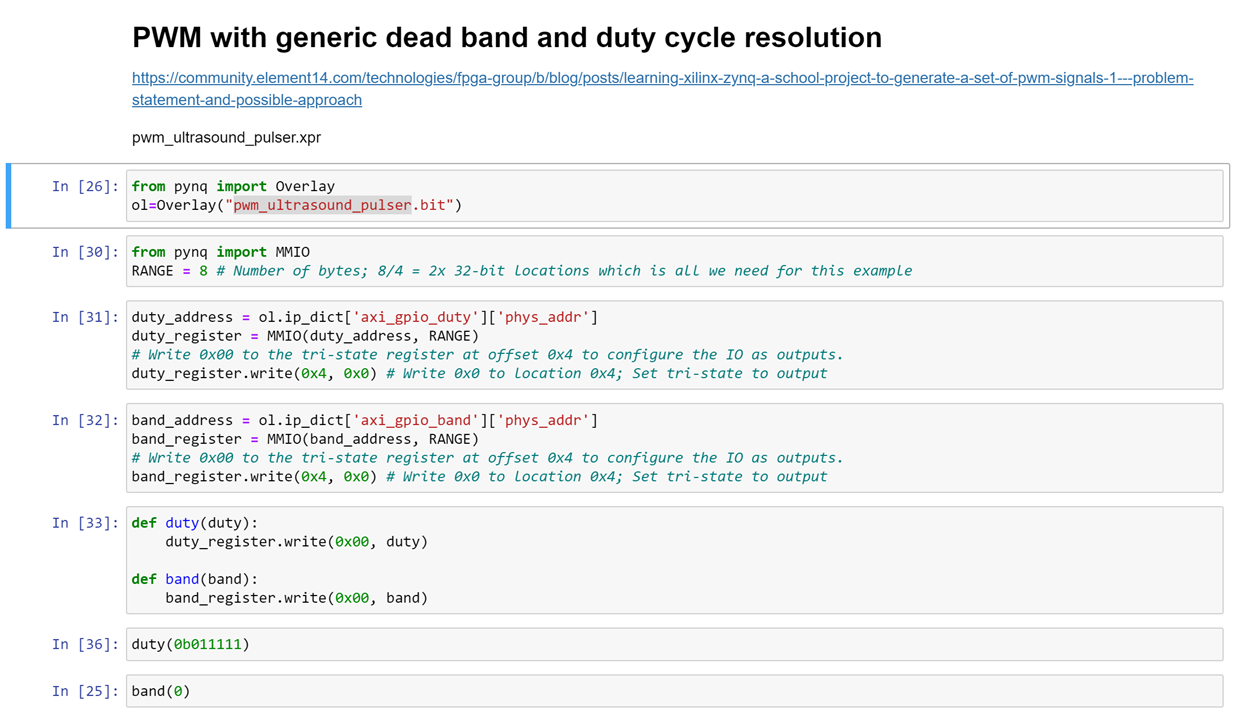 Learning Xilinx Zynq A School Project To Generate A Set Of Pwm Signals 1 Problem Statement