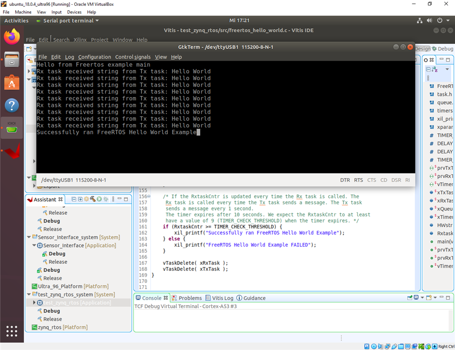 Creating And Testing An Rtos Platform And Application Blog 3 Element14 Community