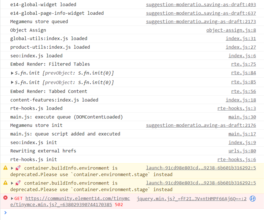 Editor not loading when replying with Chrome - element14 Community