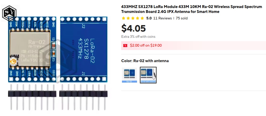 Look for KiCAD symbol and footprint resource for an LoRa module ...