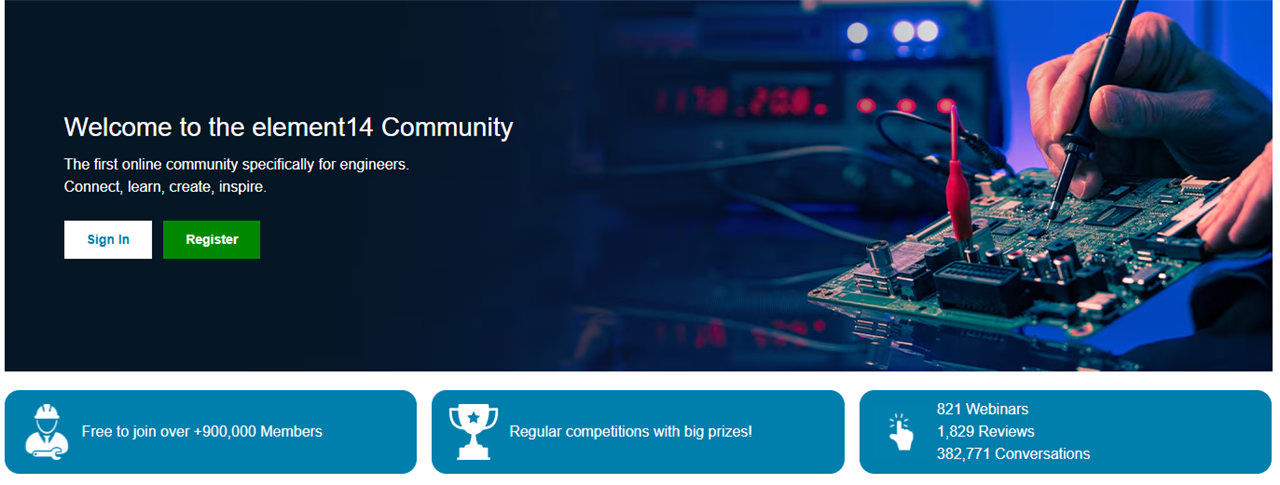 We have made changes to the element14 Community homepage! - element14 ...