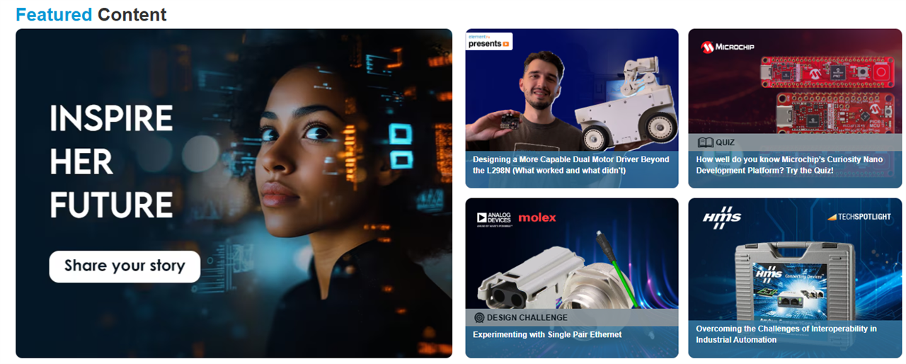 We have made changes to the element14 Community homepage! - element14 ...