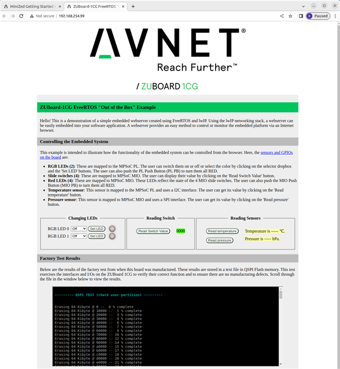 Explore baremetal (C) applications on ZUBoard 1CG + UPDATE: First Look at the AES-ACC-DPEMMC-G ...