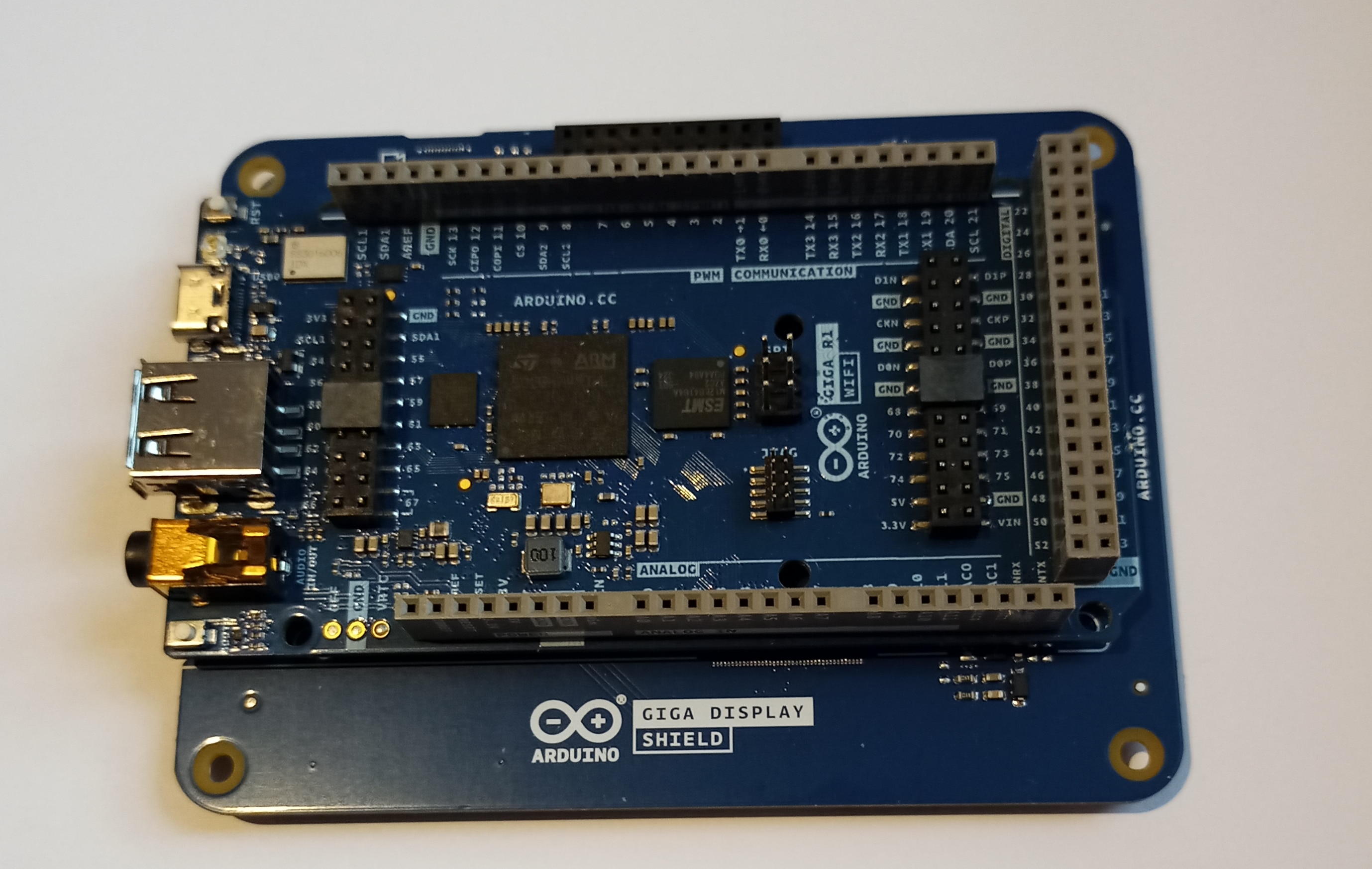 Arduino GIGA with Display Shield roadtest - exploring possibilities of ...