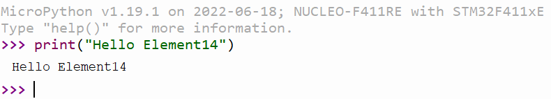 MicroPython on an STM32 Evaluation Board - element14 Community