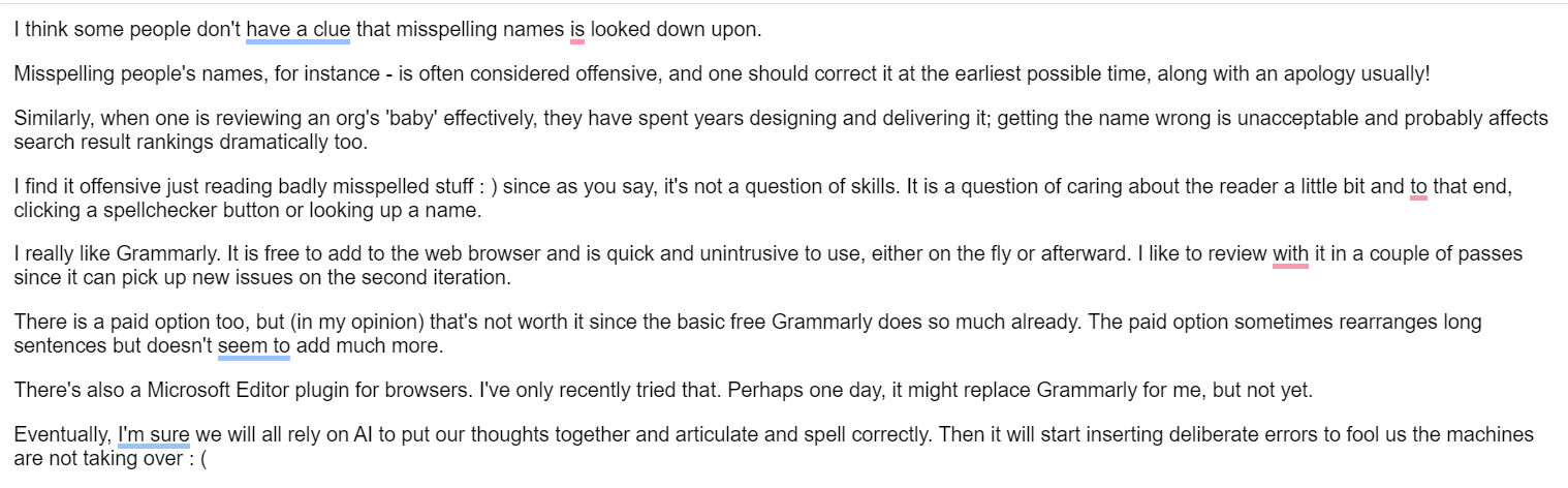 A Soft Reminder About Spelling the Sponsor's Name Correctly in a ...