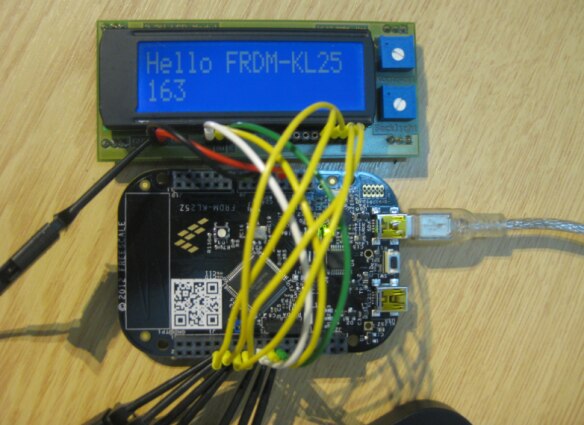 Codewarrior Tutorial For Frdm Kl25z Hd44780 2×16 Character Display For