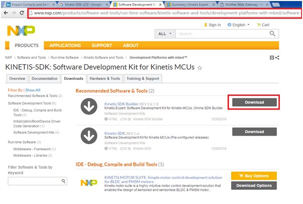 Getting Started With Frdm Kw40z Nxp Freedom Development Platform Importing Existing Project