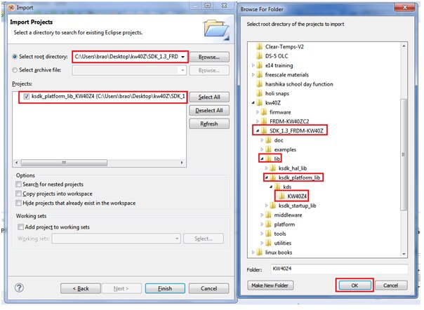 Getting Started With Frdm Kw40z Nxp Freedom Development Platform Importing Existing Project