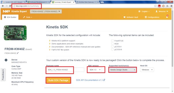 Getting Started With Frdm Kw40z Nxp Freedom Development Platform Importing Existing Project