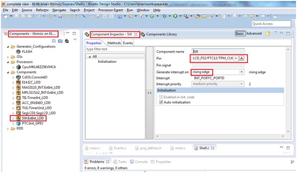 [FRDM-KL46Z + Kinetis Design Studio (KDS)+Processor Expert(PE ...