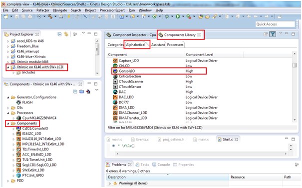[FRDM-KL46Z + Kinetis Design Studio (KDS)+Processor Expert(PE ...