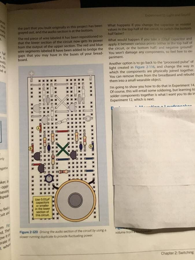 Experiment 11 in Make: Electronics (2nd edition) - element14 Community